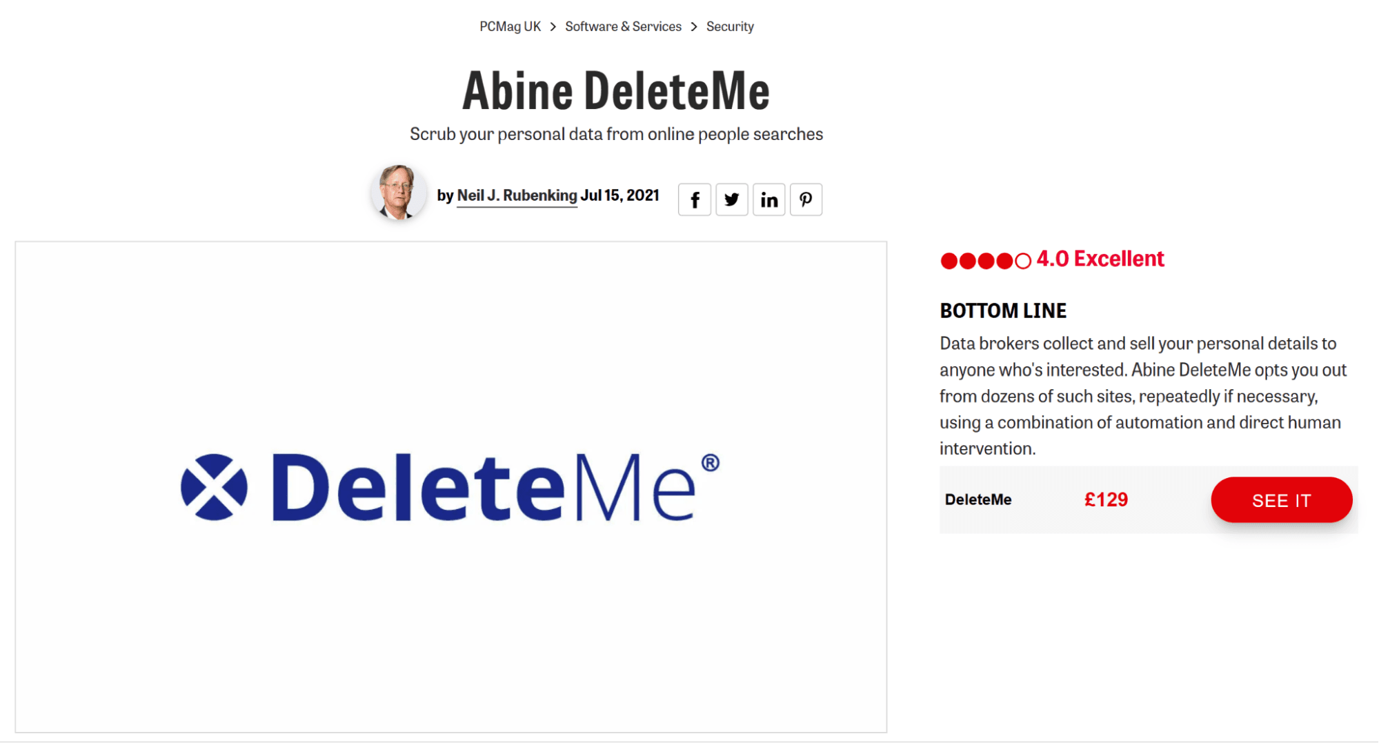 DeleteMe Review - Pros and Cons – What Do The Experts Think | Abine